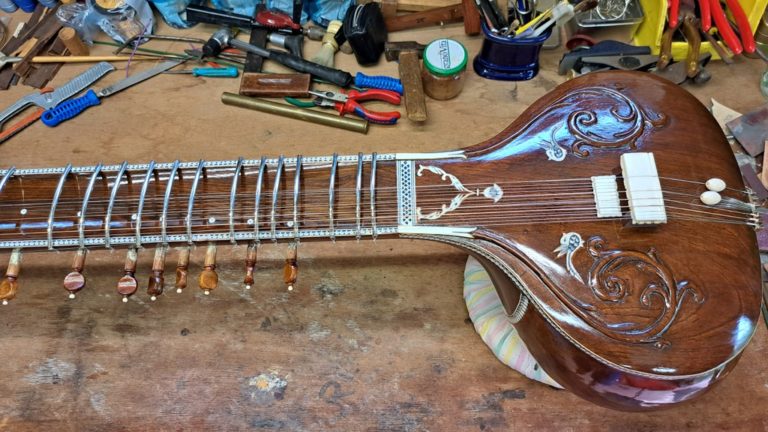 SiTAR FAcToRY | meet the best in sitar making & repair