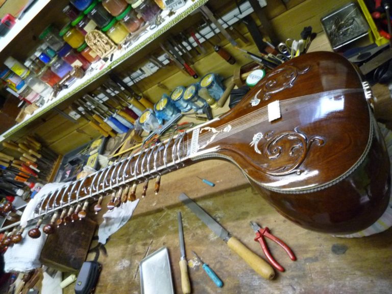 SiTAR FAcToRY | meet the best in sitar making & repair